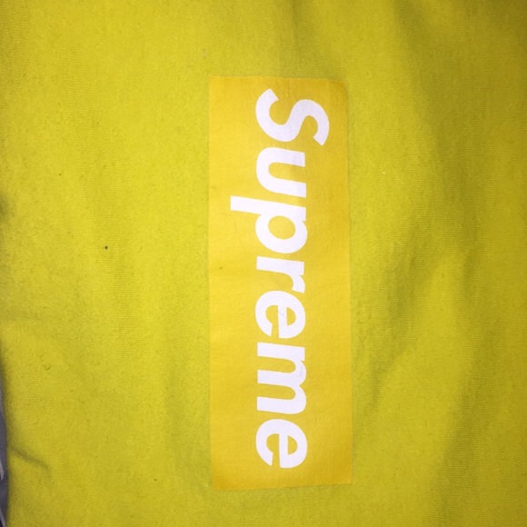 Supreme | Shirts | Supreme Yellow On Yellow Box Logo | Poshmark